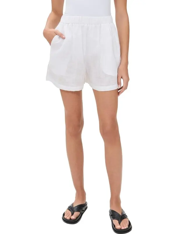 Mikoh Tellaro Linen Shorts - Foam