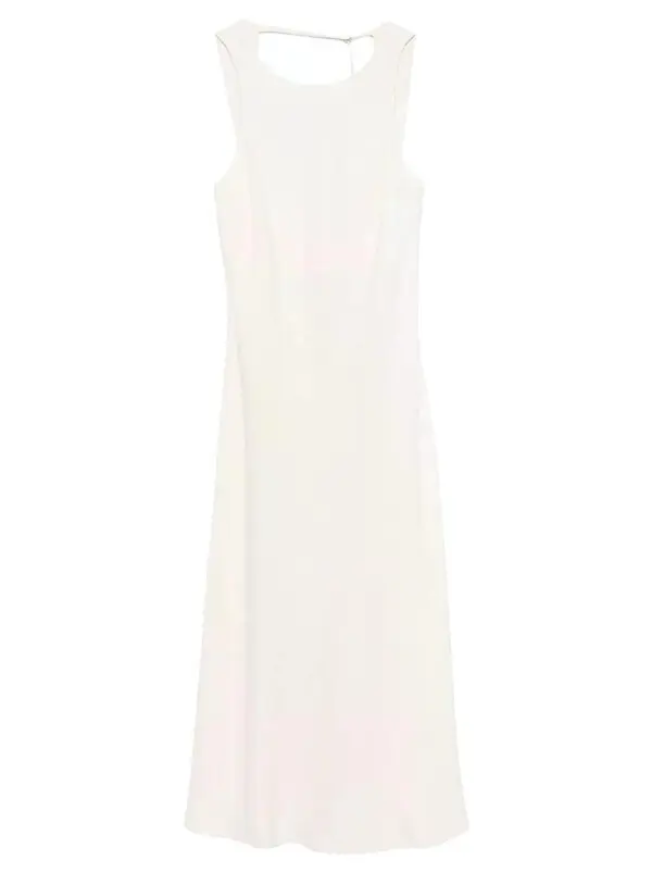 Patrizia Pepe Sleeveless Midi Dress - White