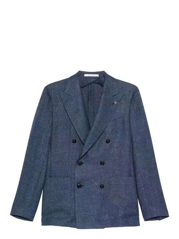 Tagliatore Double-breasted Blazer - Blue