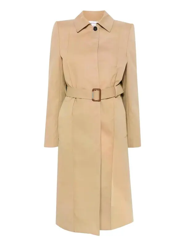 Alexander McQueen Belted Trench Coat - Brown