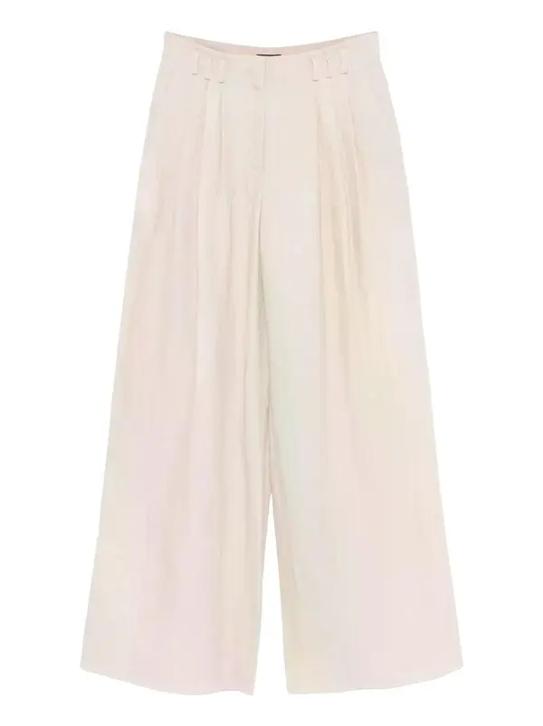 Giorgio Armani Wide-leg Trousers - Neutrals