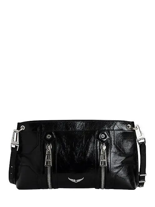 Zadig&Voltaire Sunny Moody Leather Handbag - Noir