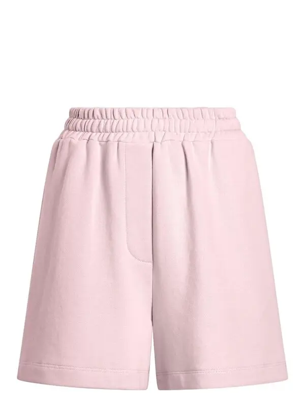 Dolce & Gabbana Jersey Shorts With Dg Logo Embroidery - Pink