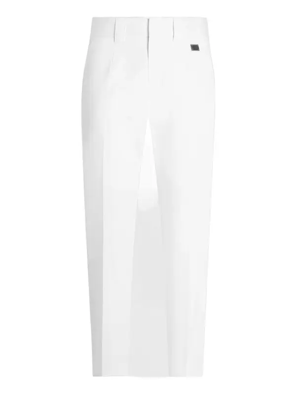 Dolce & Gabbana Tailored Cotton Pants - White