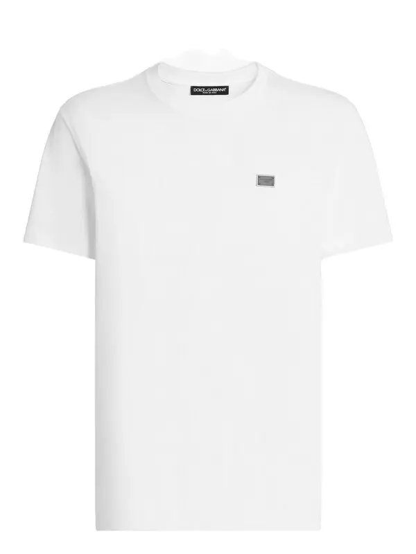 Dolce & Gabbana Cotton T-shirt With Tag - White