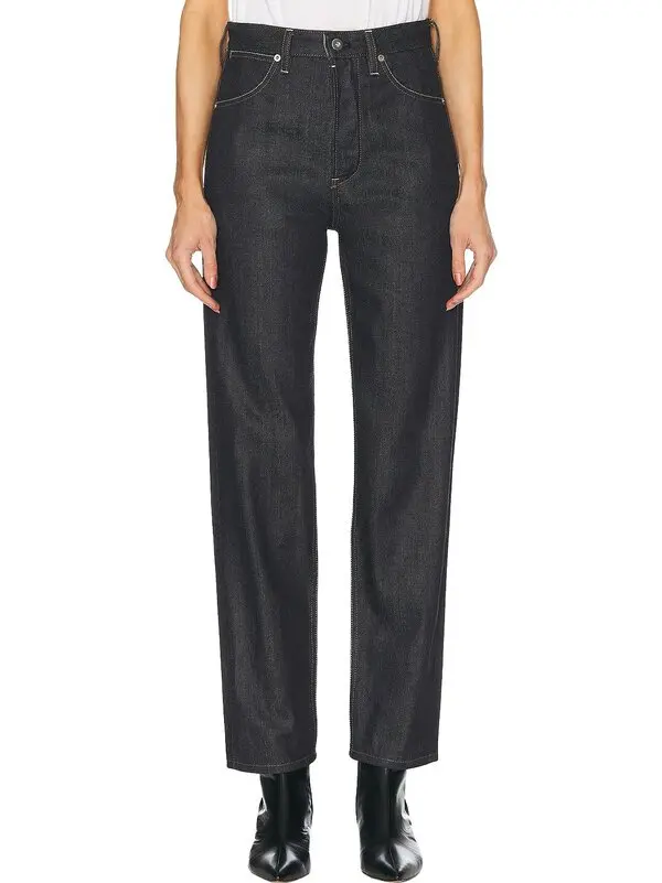 JIL SANDER Straight Leg Jeans - Dark Blue