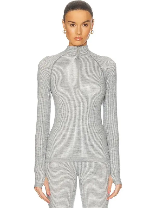 Cordova Stowe Baselayer Top - Grey Melange