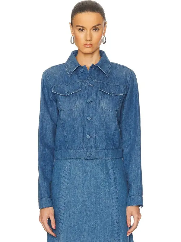 Gabriela Hearst Roland Jacket - Light Blue Denim