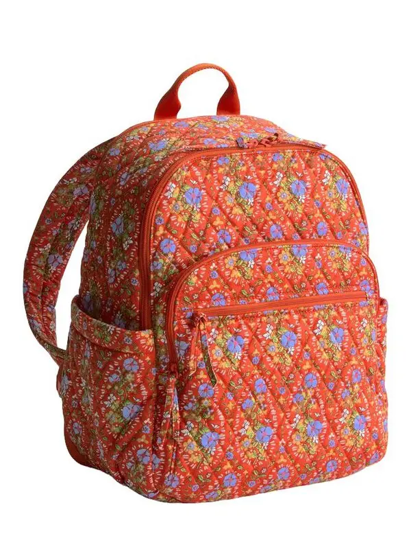 VERA BRADLEY Bancroft Backpack - Orange/blue