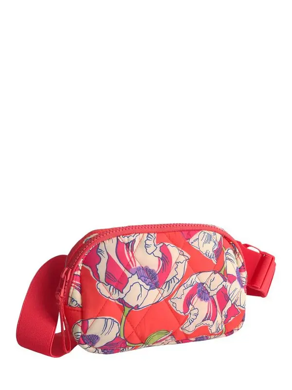 VERA BRADLEY Woodward Belt Bag - Red/white