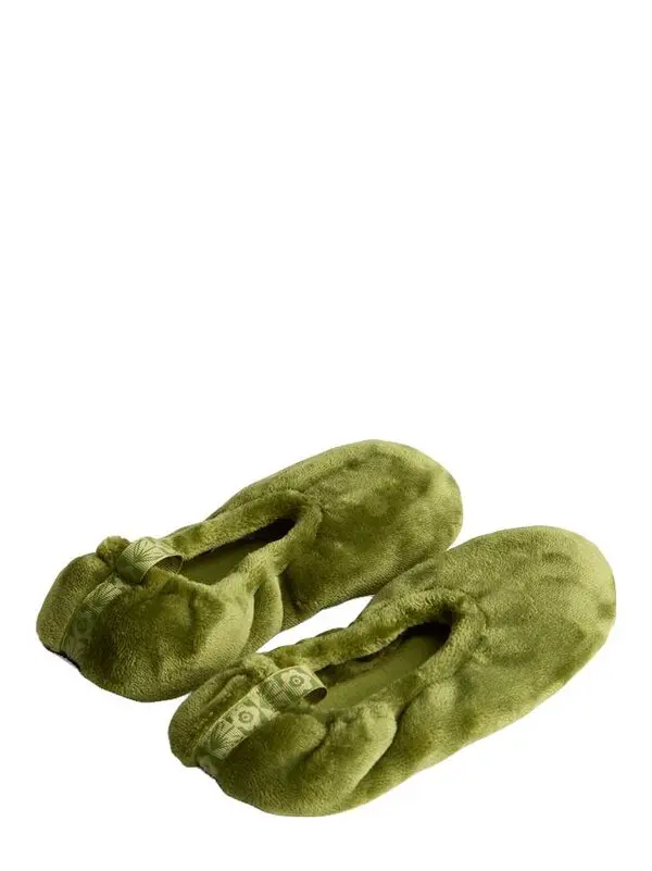 VERA BRADLEY Travel Slippers - Green
