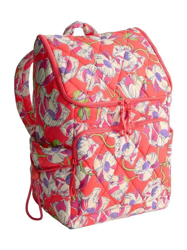 VERA BRADLEY Cooler Backpack - Red/white