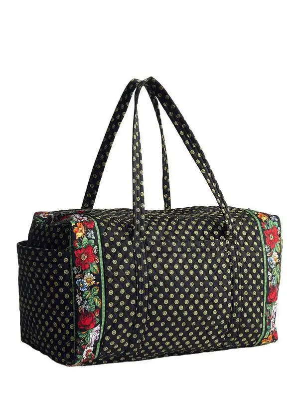 VERA BRADLEY Large Original Duffel Bag - Black