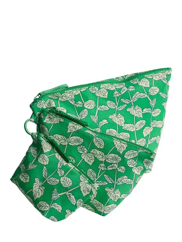 VERA BRADLEY 3-pouch Organizer Set - Green