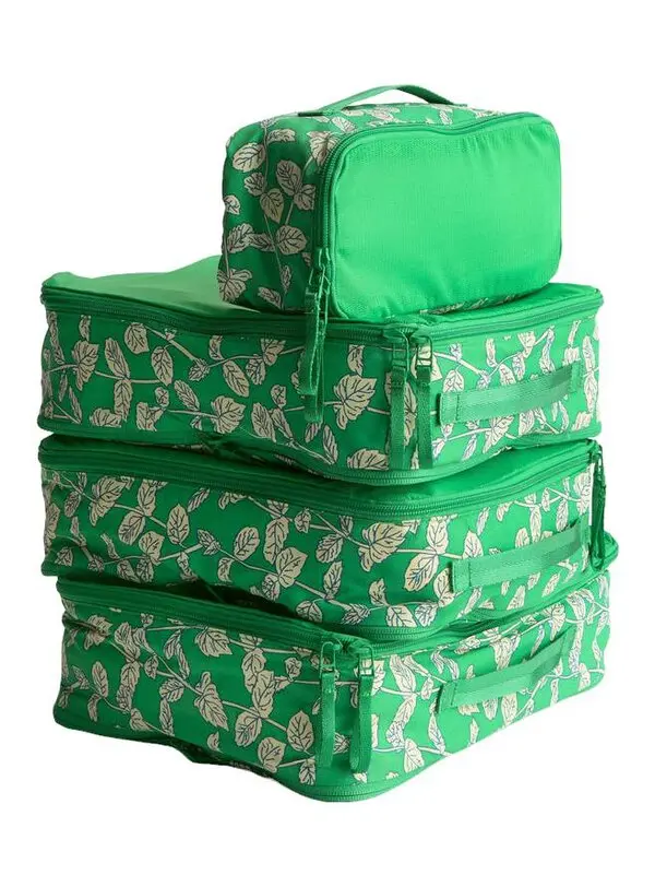 VERA BRADLEY Packing Cube Set - Green