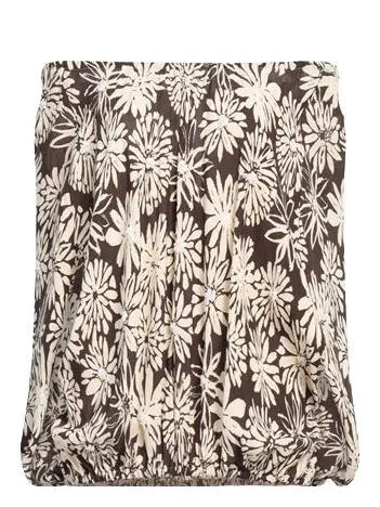 Liviana Conti Off-the-shoulder Floral-print Top - Brown
