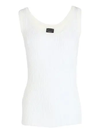 Pinko Ribbed-knit Top - Off White