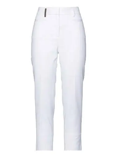 Peserico Tapered Leg Trousers - White