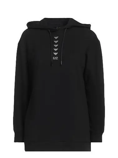 EA7 Cotton-elastane Sweatshirt - Black