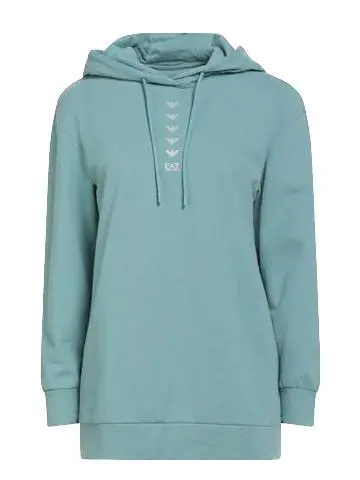 EA7 Cotton-elastane Sweatshirt - Blue