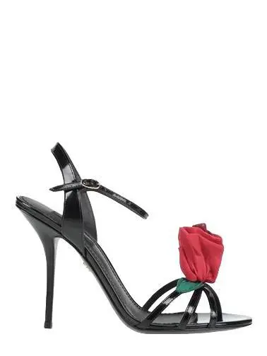 Dolce & Gabbana Sandals Size Leather - Black