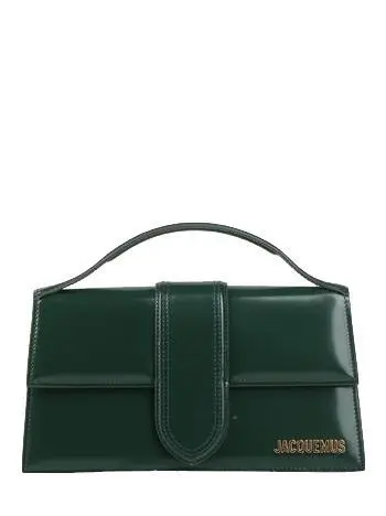 Jacquemus Grande Bambino Handbag In Calfskin - Green