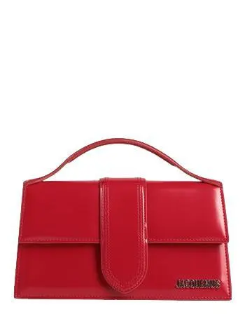 Jacquemus Grande Bambino Calfskin Handbag - Red