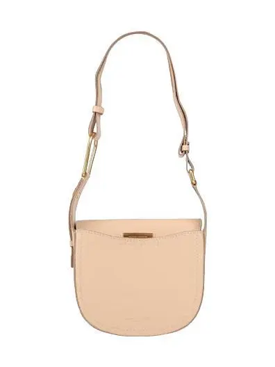 GIANNI CHIARINI Leather Saddle Shoulder Bag - Pink