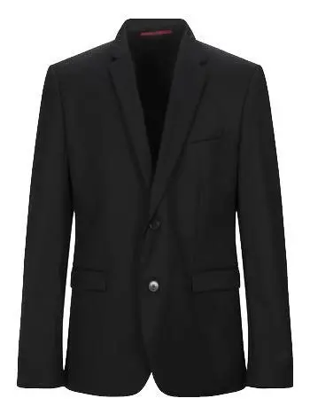 Hugo Blazer Size Virgin Wool - Black