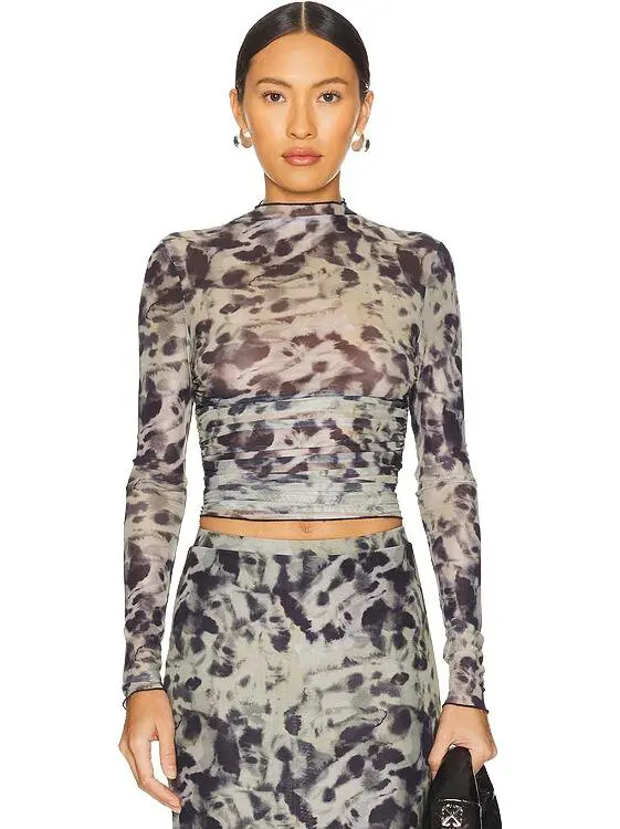 BY.DYLN Nina Top - Grey