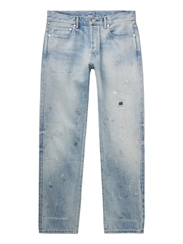 John Elliott The Daze Straight-leg Selvedge Jeans - Blue