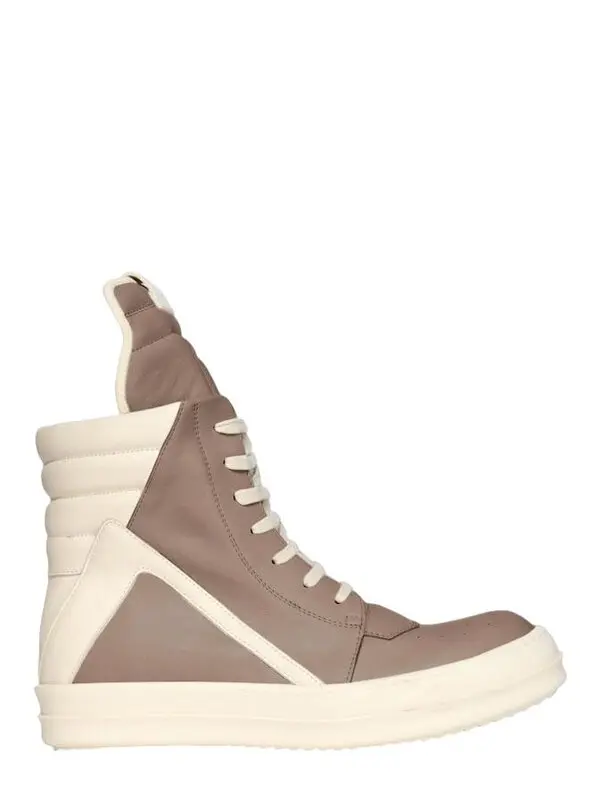 Rick Owens Geobasket High-top Sneakers - Flesh/milk