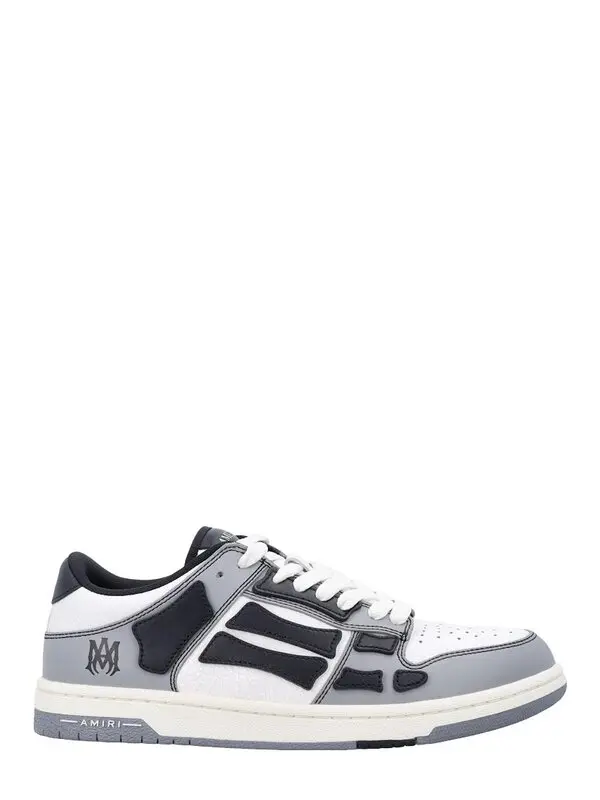 Amiri Skel Top Low Varsity Sneakers - Black