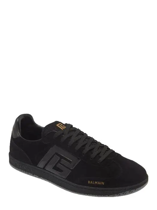 Balmain Swan Low Top Sneakers - Opa Black