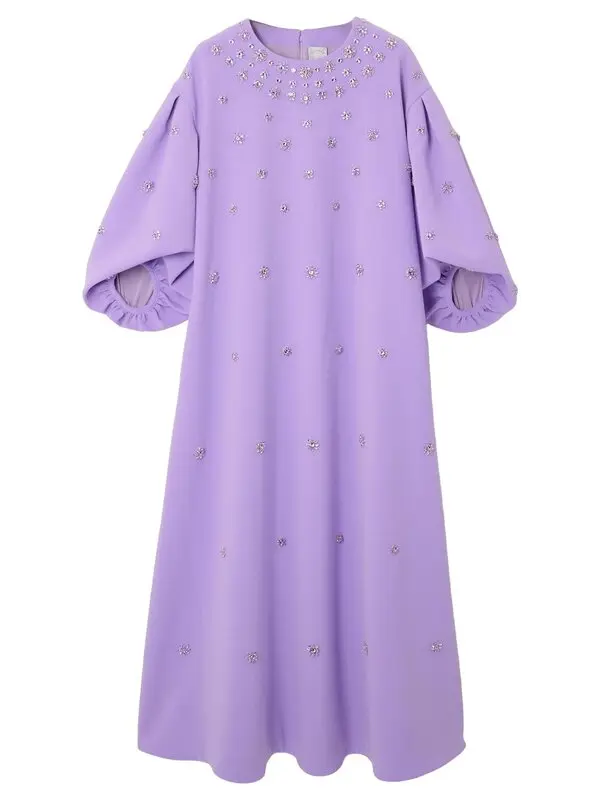 Huishan Zhang Tilda Embellished Gown - Purple