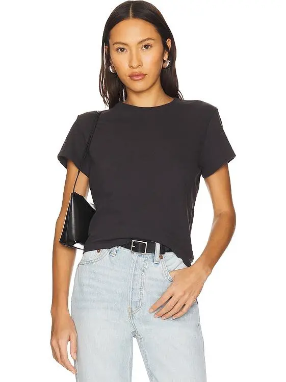 RE/DONE 1950s Boxy Tee - Washed Black