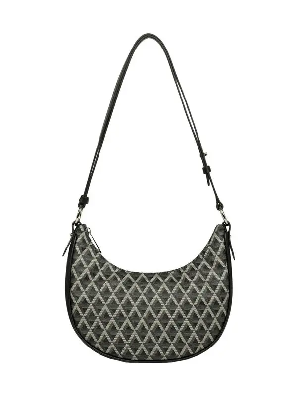 LANCASTER Ikon It Zipped Hobo Bag - Noir