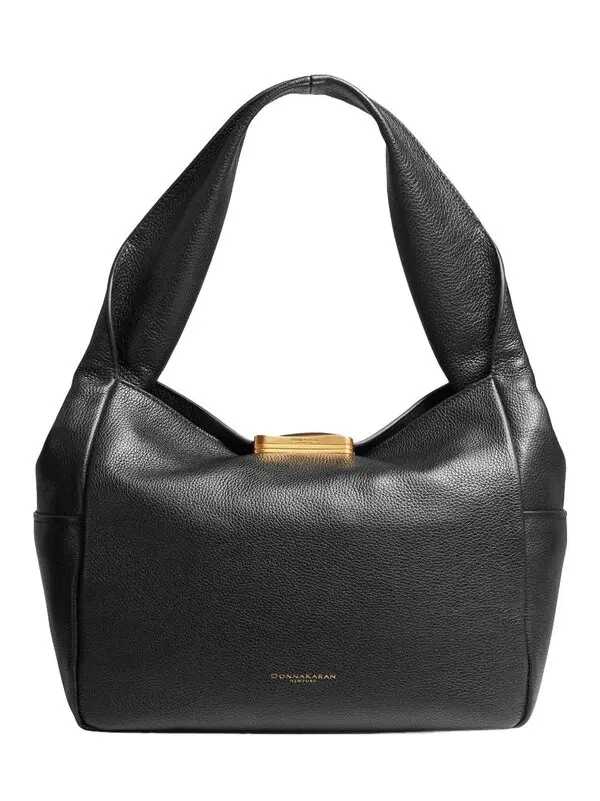 Donna Karan New York Amagansett Shoulder Bag - Black/gold