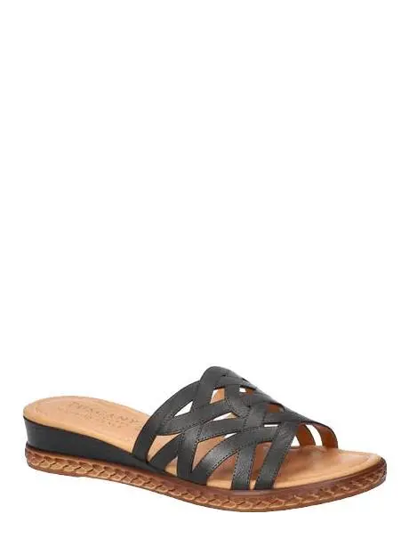 EASY WORKS BY EASY STREET Edda Slide Sandal - Black