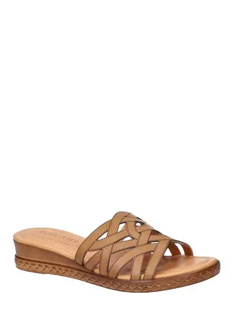 EASY WORKS BY EASY STREET Edda Slide Sandal - Cognac