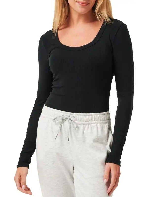 Travis Mathew Cloud Rib Top - Black