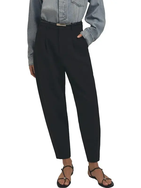 FAVORITE DAUGHTER The Pippa Ankle Pants - Black