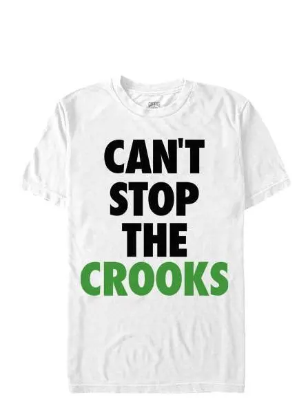 CROOKS & CASTLES Can't Stop The Crooks Graphic T-shirt - White