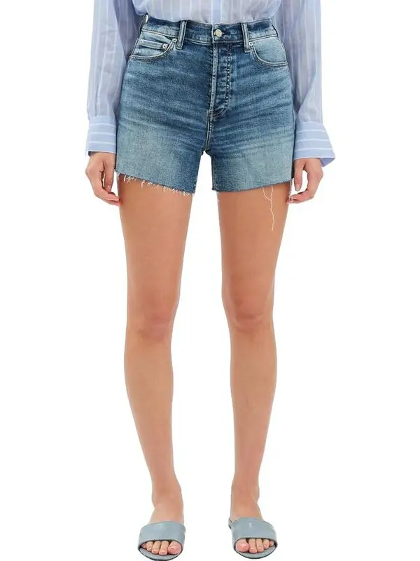DAZE Bottom Line Denim Shorts - Perfection