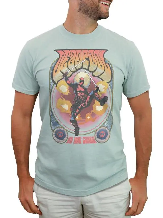 MARVEL No One Cares Retro Poster Short Sleeve Graphic T-shirt - Bay