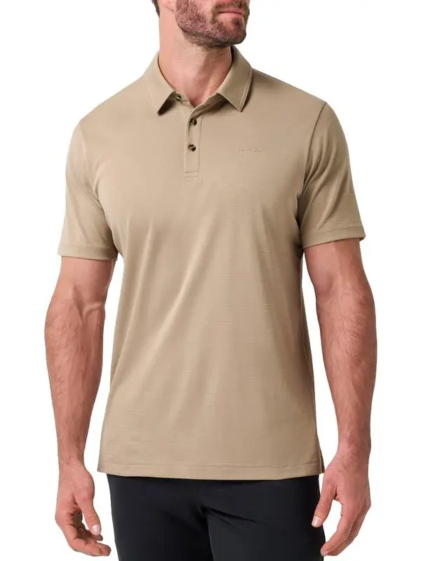 Travis Mathew The Zinna 2.0 Polo Shirt - Weathered Teak