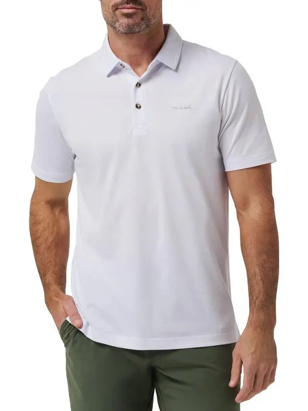 Travis Mathew The Zinna 2.0 Polo Shirt - White