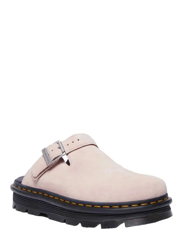 Dr. Martens Zebzag Suede Mules - Pink