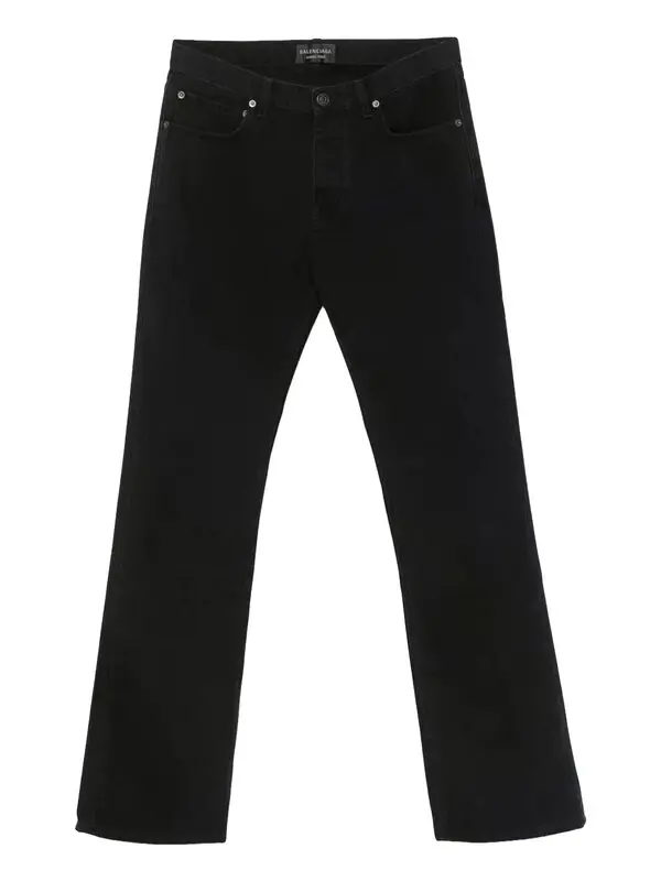 Balenciaga Straight-leg Jeans - Black
