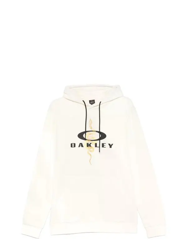 Oakley Logo-print Hoodie - White